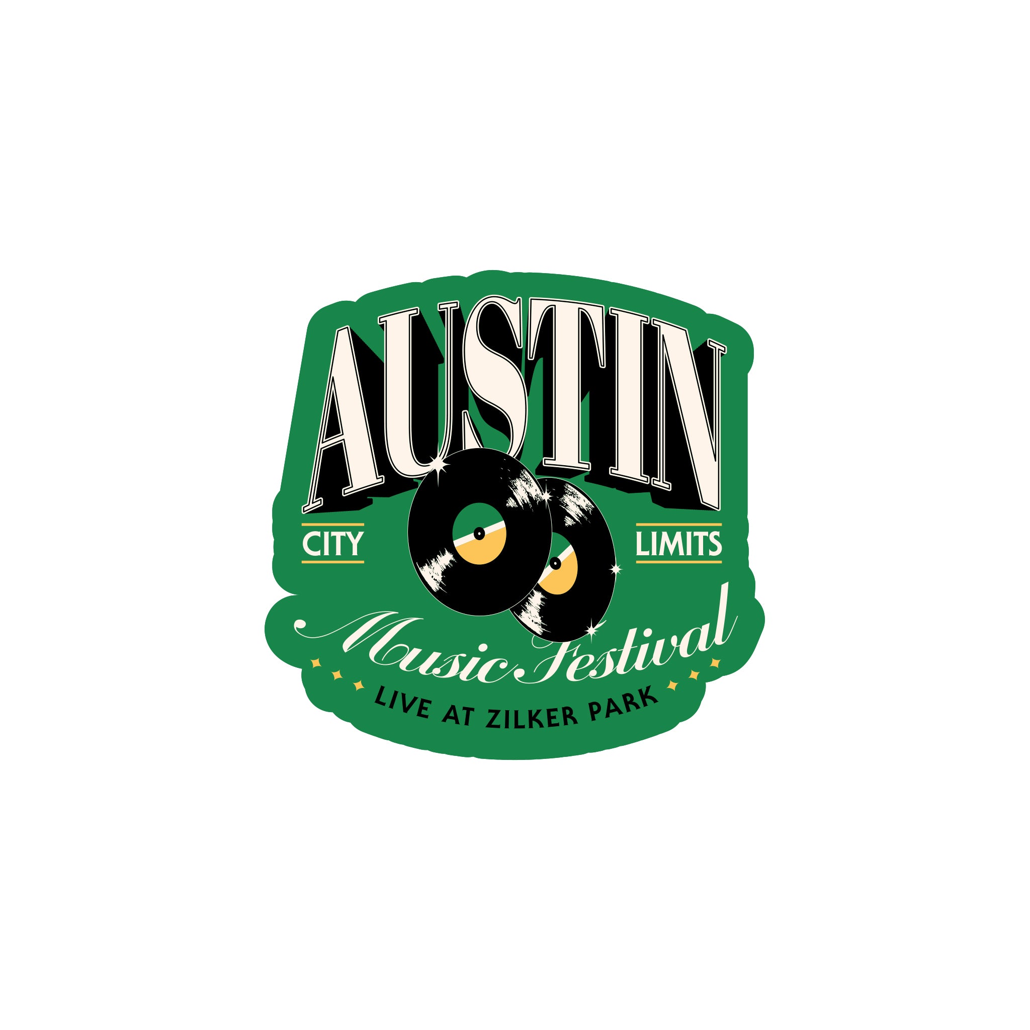 Records Sticker – ACL Music Festival