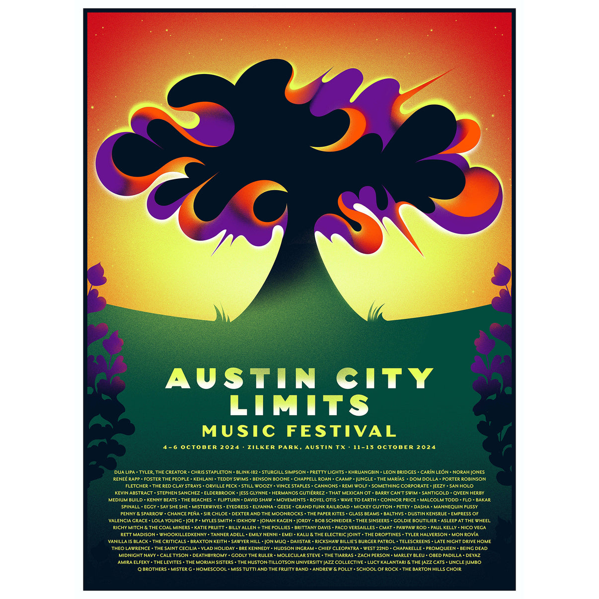 2024 ACL Commemorative Poster – ACL Music Festival