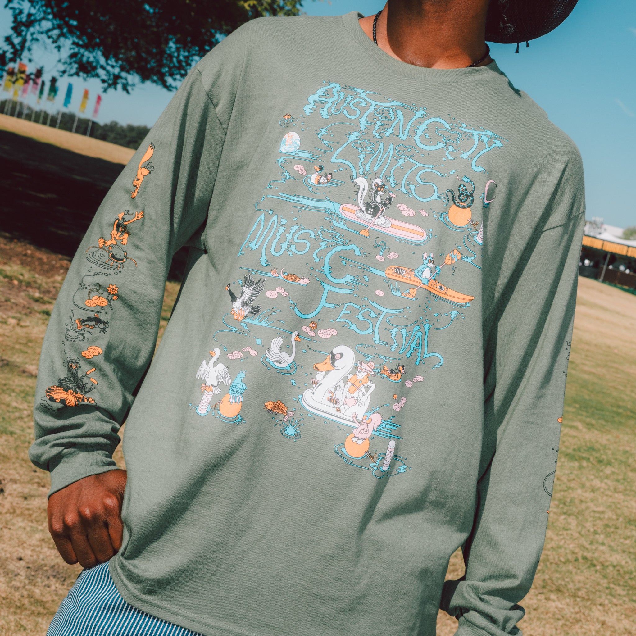 Poster Lineup Long Sleeve Tee – ACL Music Festival
